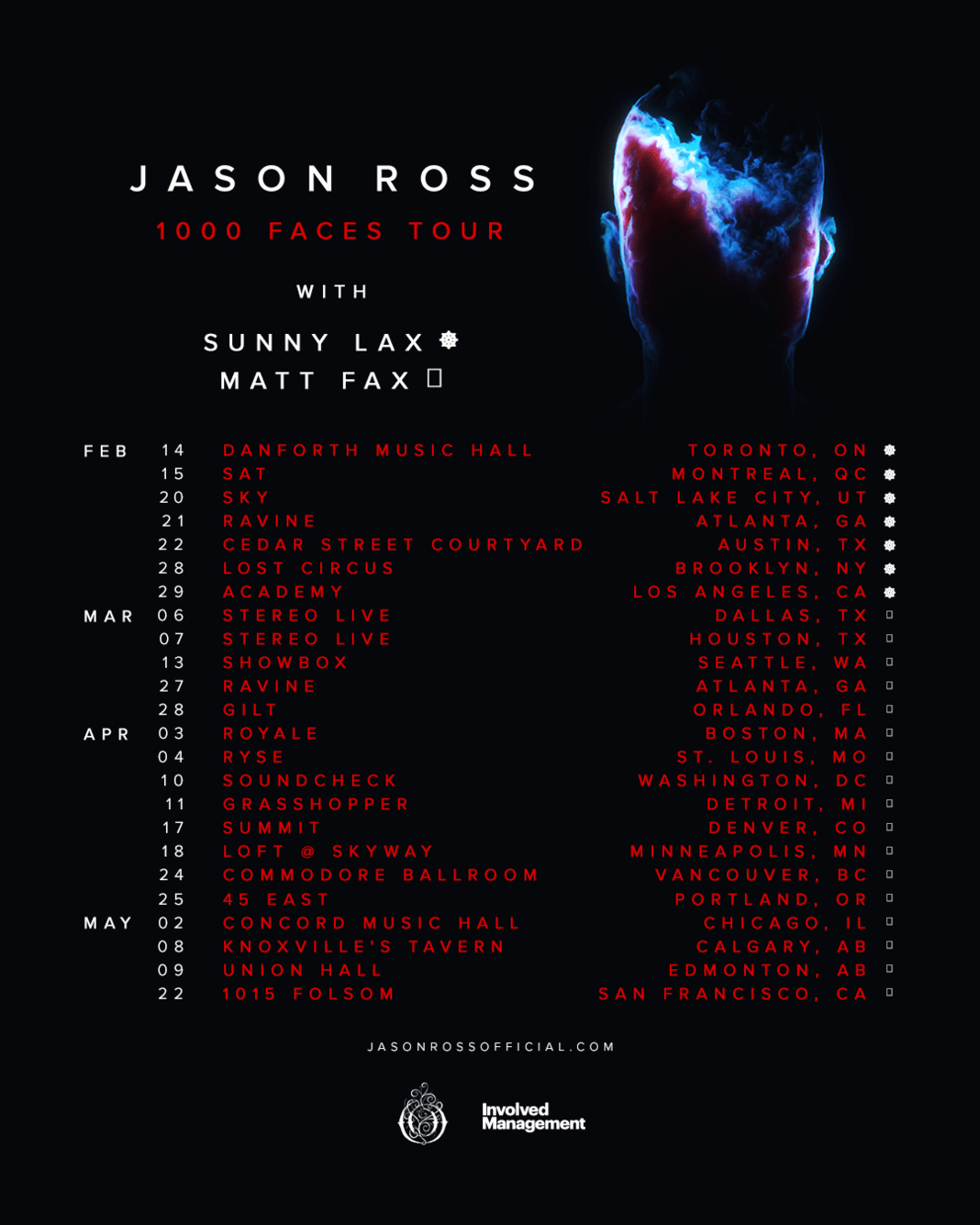 Jason Ross Finally Releases Debut Album "1000 Faces"