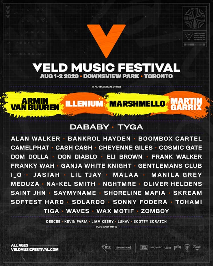 Veld Music Festival Releases Phase 1 2020 Lineup